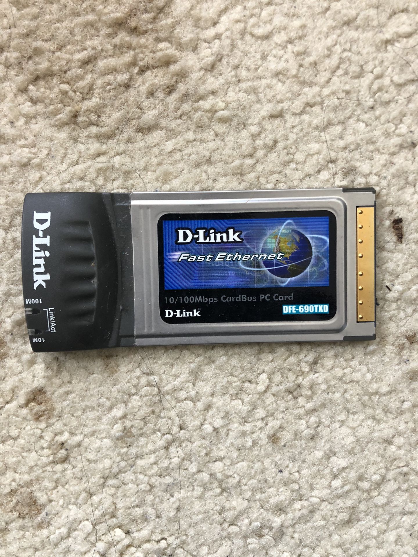 D Link Fast Ethernet 10/100 Mbps Cardbus Pc Card for Sale in Sacramento ...
