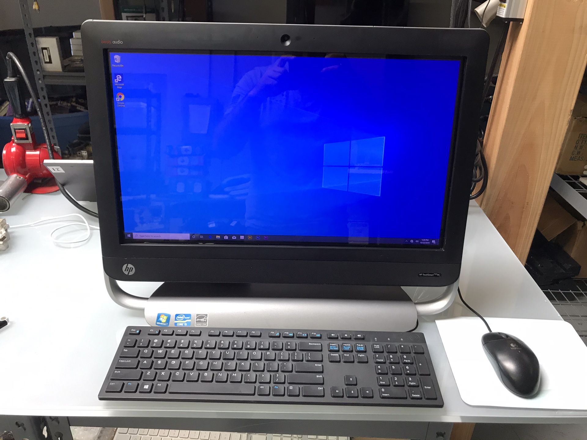 Hp Touchsmart 7320 All in One i5 Computer Windows 10 w/ Adobe Programs ...