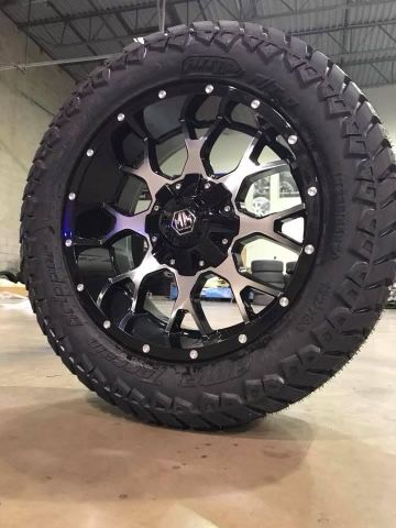 18x9 6x135 6x139.7 Mayhem Wheels & 33x12.50-18 Tires (New) for Sale in ...