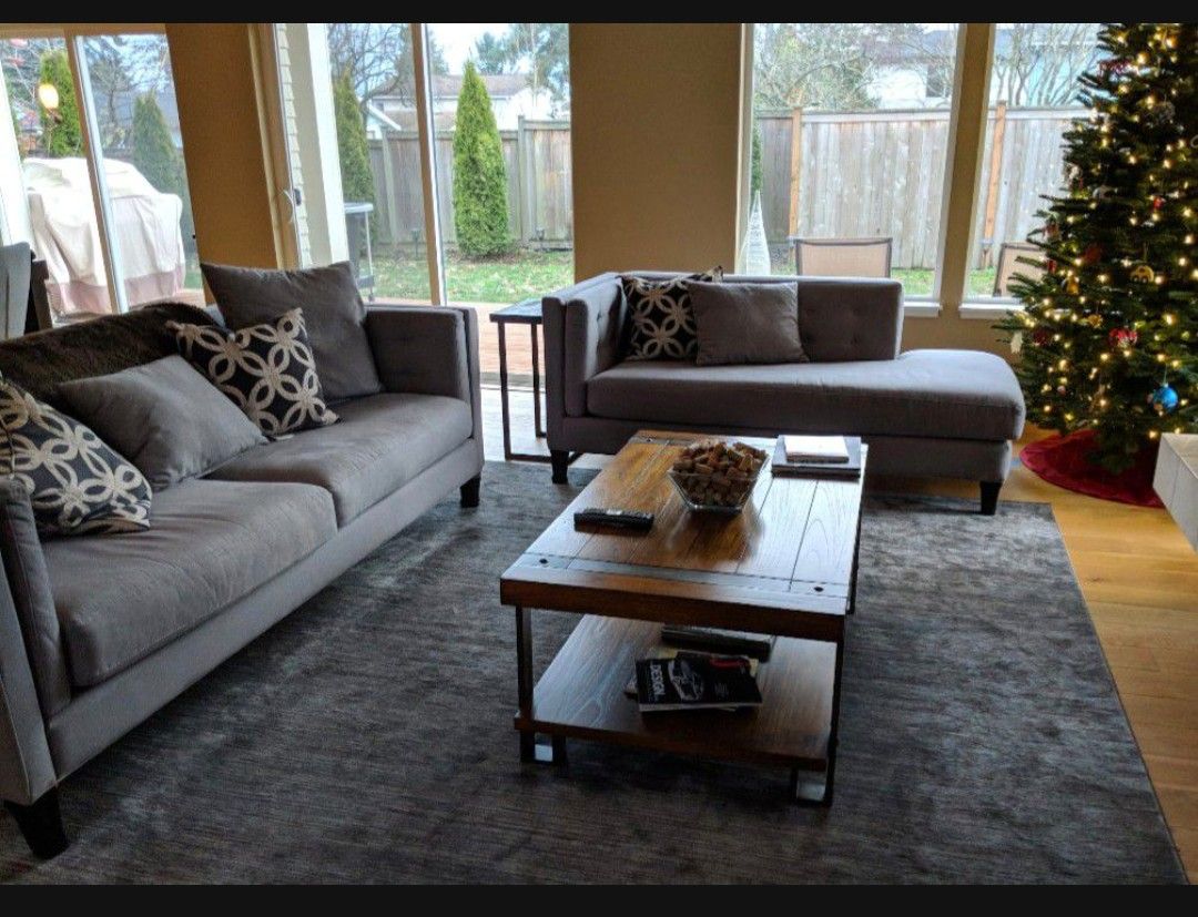 Macy's Braylei Sofa and Chaise Loveseat Set for Sale in Seattle, WA ...