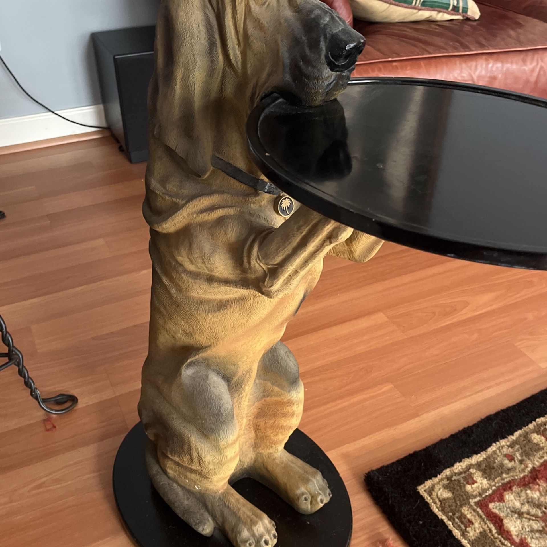 Vintage Sir Hawthorne Hound Dog Butler Serving Tray Table - Bombay ...