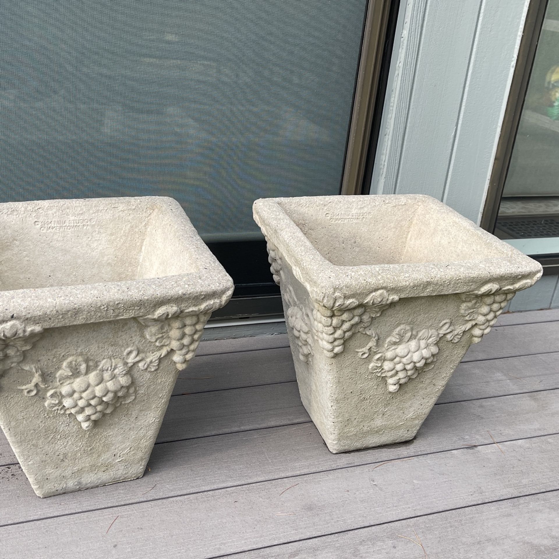 Decorative Concrete Planters