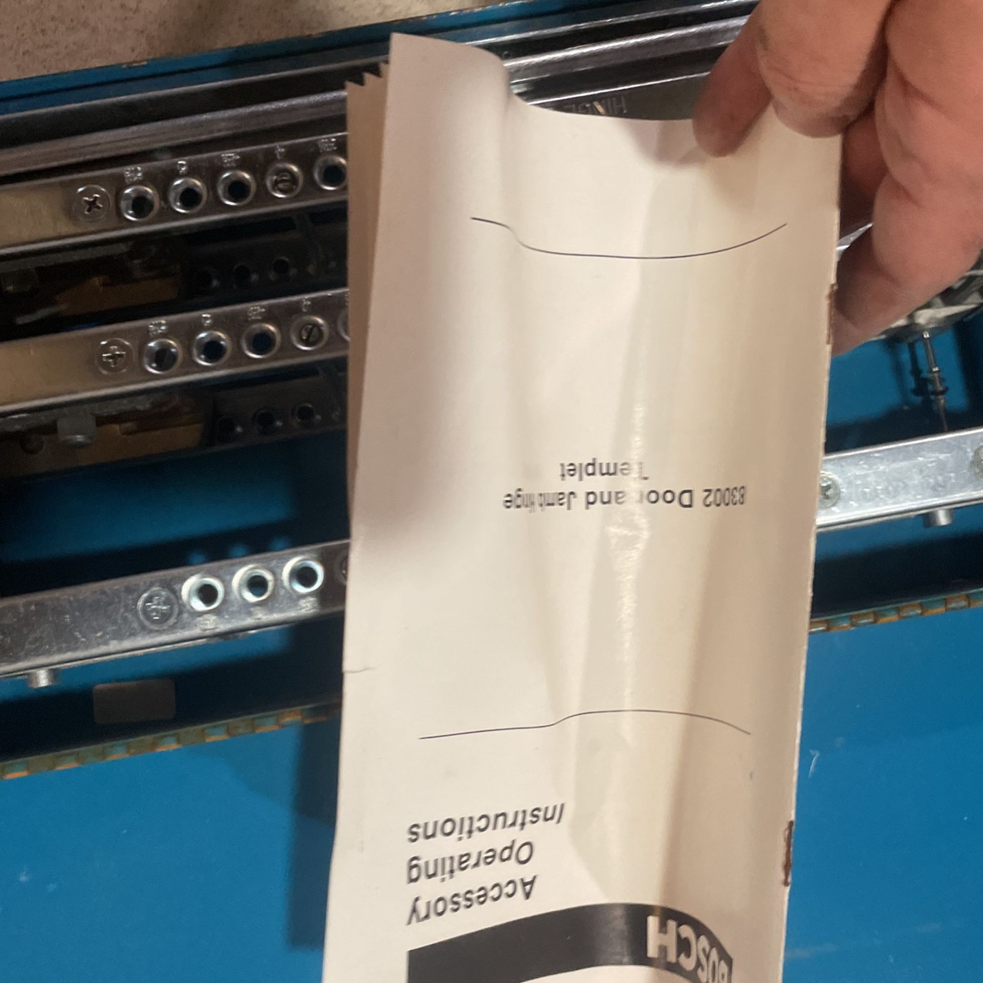 Bosch Hinge Template Kit for Sale in Oak Park, IL - OfferUp