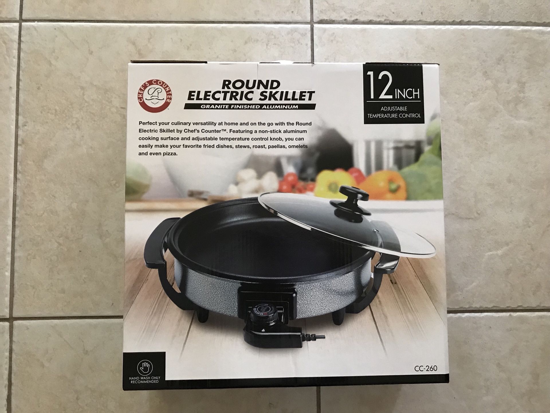 Round Electric Skillet