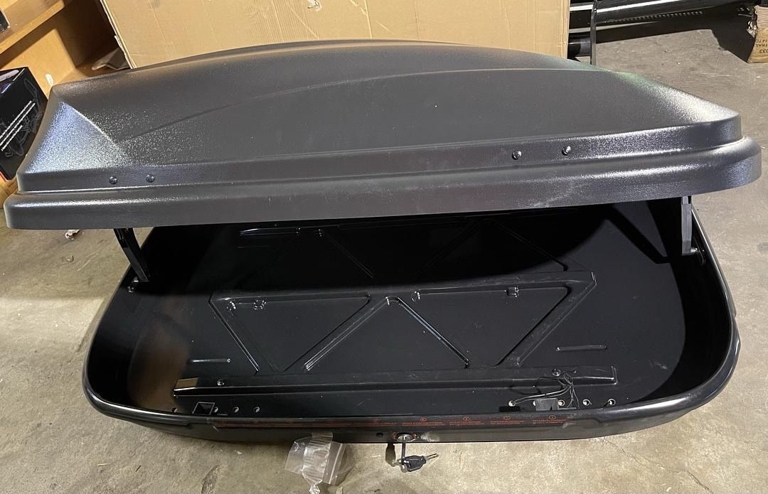 Rooftop Cargo Box Carrier Lockable Heavy Duty Car Top Storage Case For ...