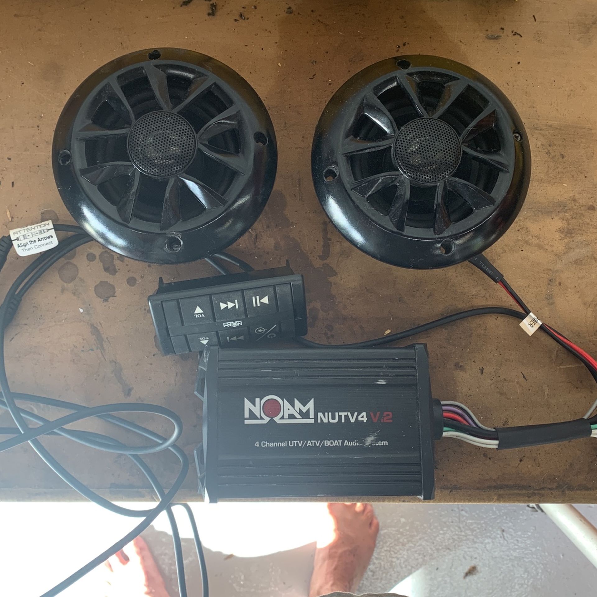 Noam nutv4v.2 4 Channel audio system for Sale in Miami, FL - OfferUp