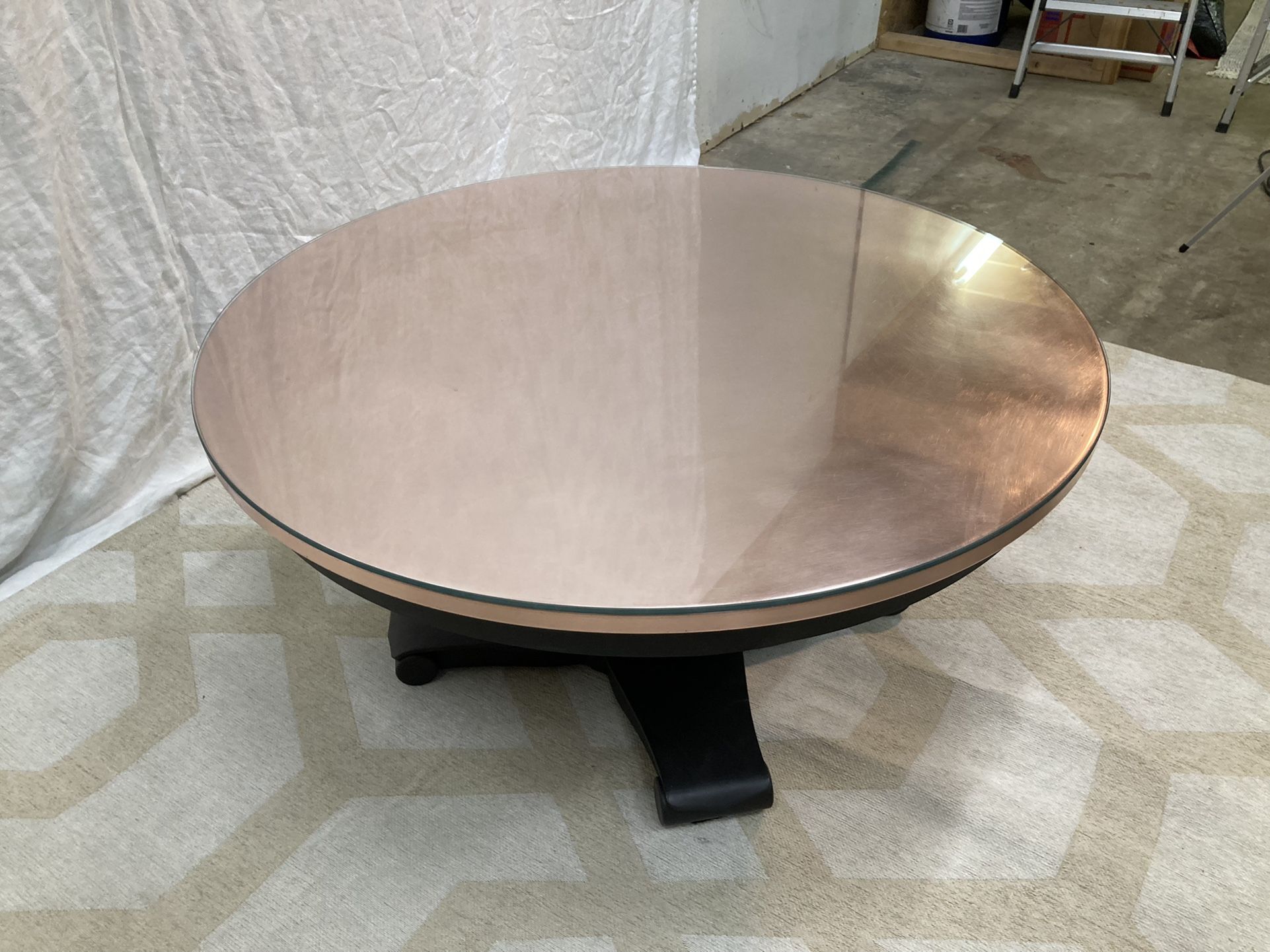 Copper top coffee table crate and barrel store