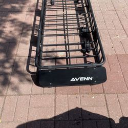Avenn Skinny Rooftop Cargo Carrier Basket Heavy Duty Weather Resistant Top Mount Roof Rack for Sale in New Port Richey FL OfferUp