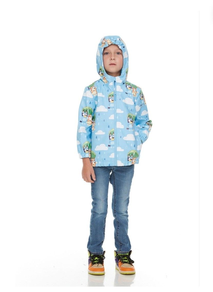 Bluey OR Minnie Character Hooded Rain Jacket, New Only Two Available ...