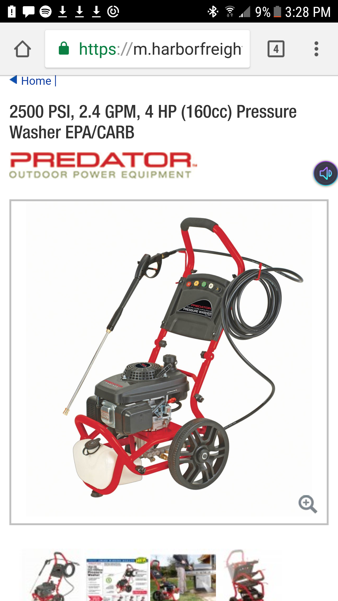 Predator Pressure Washer 2500 PSI and 2.4 GPM for Sale in Manteca CA OfferUp