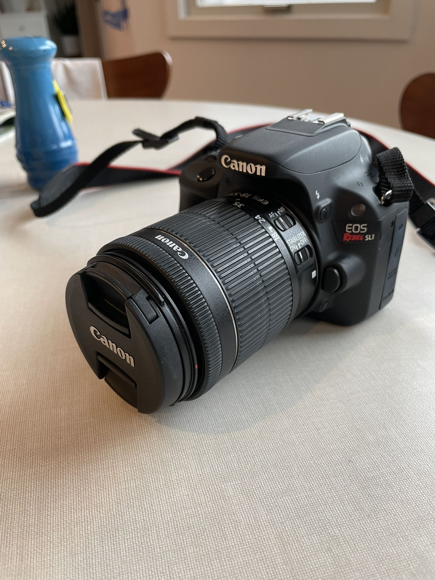 Canon EOS Rebel SL1 Digital SLR Camera with 18-55 STM + 75-300mm f/4-5. ...