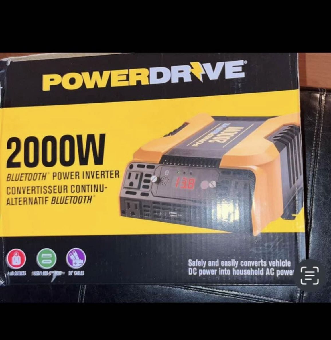 Power Drive 2000 Watts Bluetooth Power Inverter for Sale in Orlando, FL ...