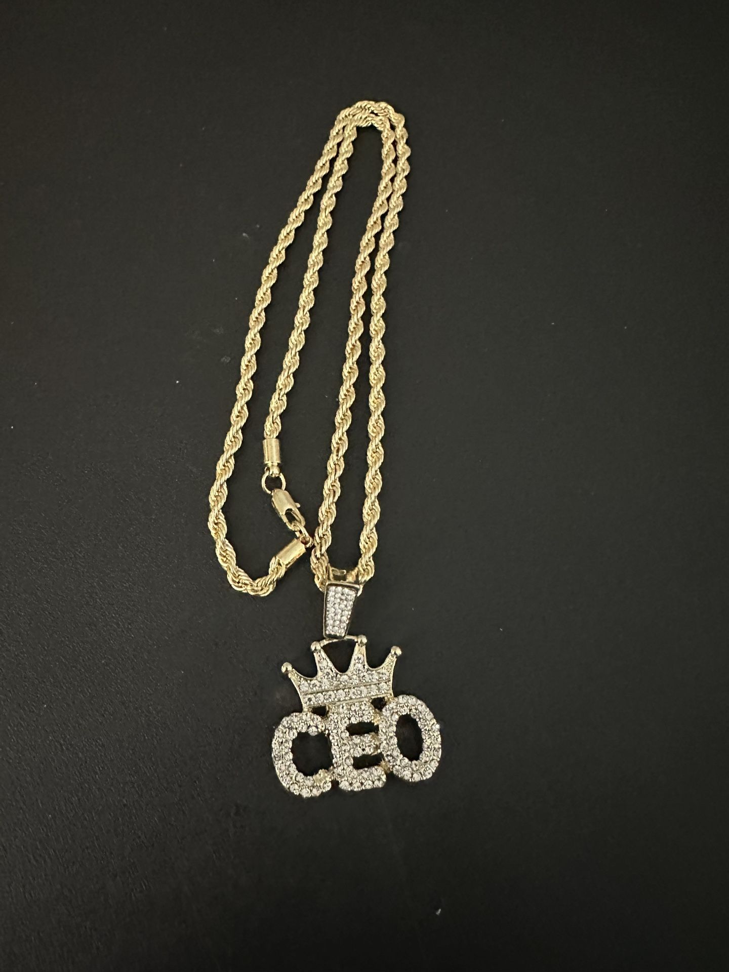 CEO Pendant With Rope Chain for Sale in San Antonio, TX - OfferUp
