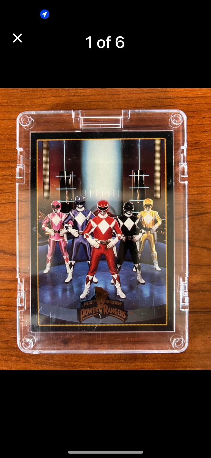 Rare! “Power Ranger’s 2” 1994 Gold Foiled (D 1)Topper Insert. & (D 2 ...