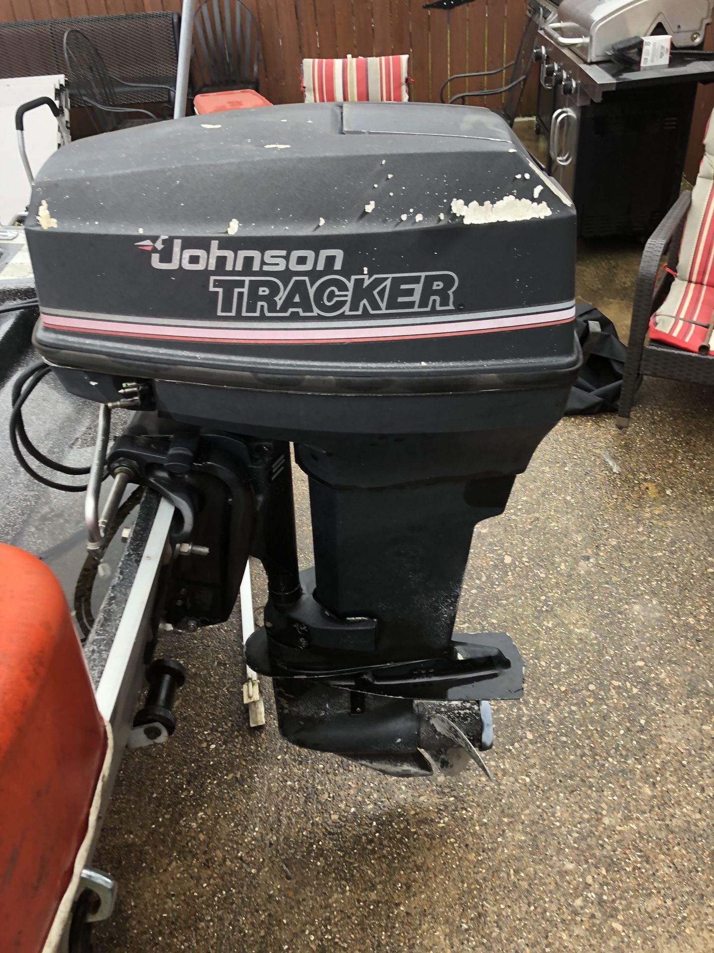 Johnson 40 hp motor and boat for Sale in Red Oak, TX - OfferUp