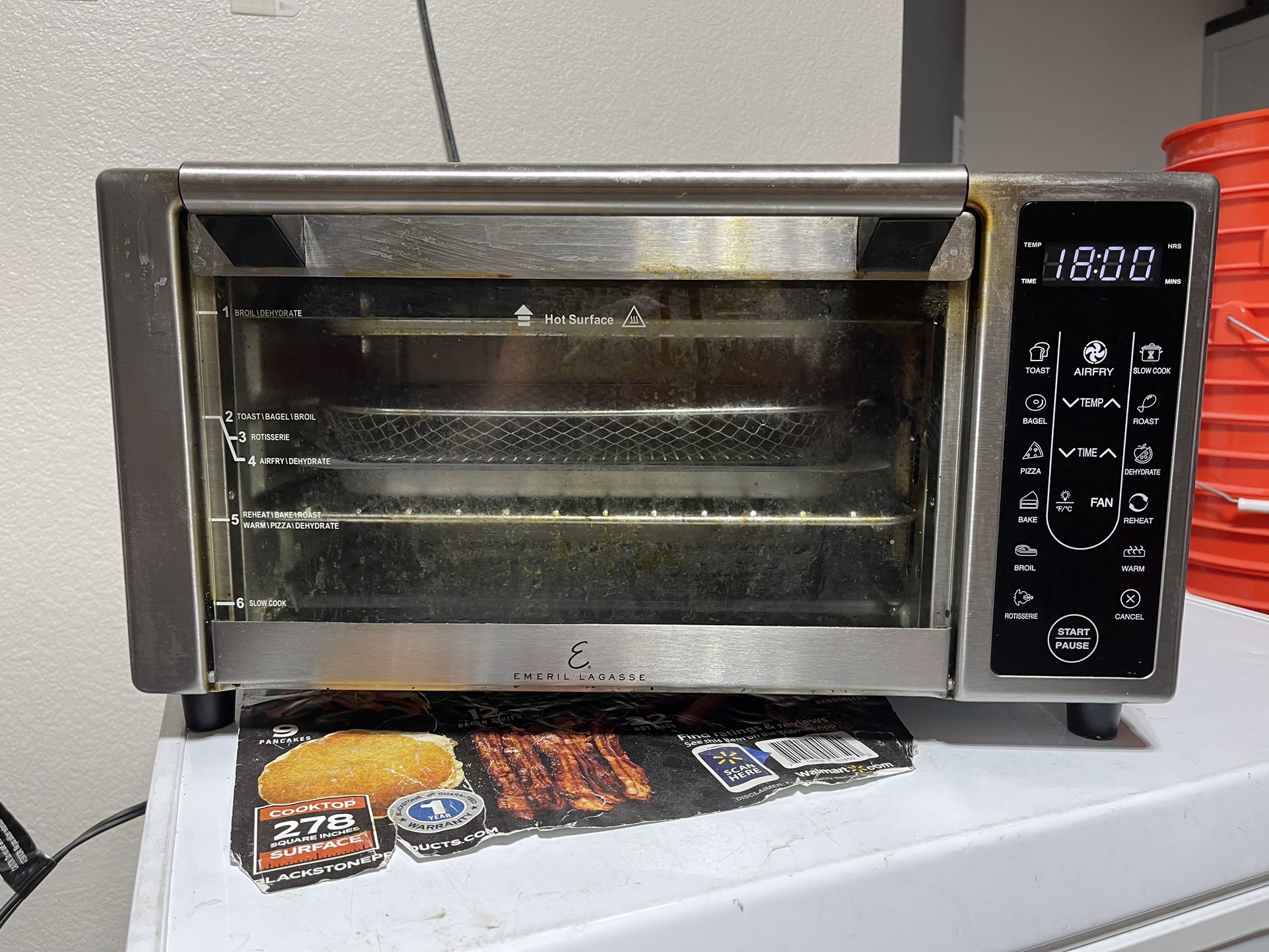 Emeril Lagasse Power Air Fryer 360 Plus Toaster Oven And