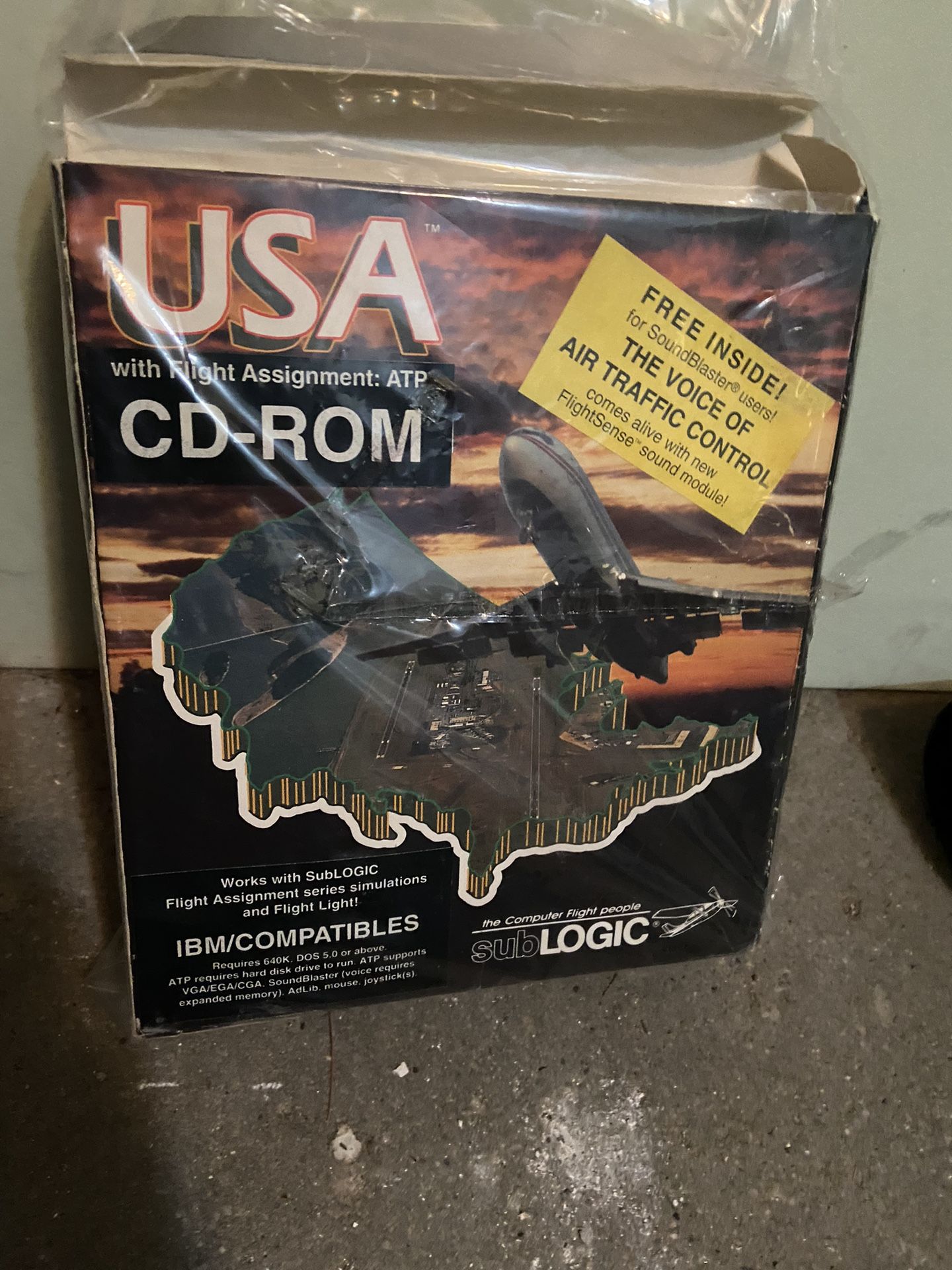 SubLogic USA EAST/ WEST / Flight Assignment NO CD ROM!!! Flight ...