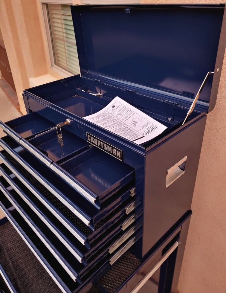 Nice Craftsman Premium Series QuietGlide Midnight Blue Rolling tool Box ...