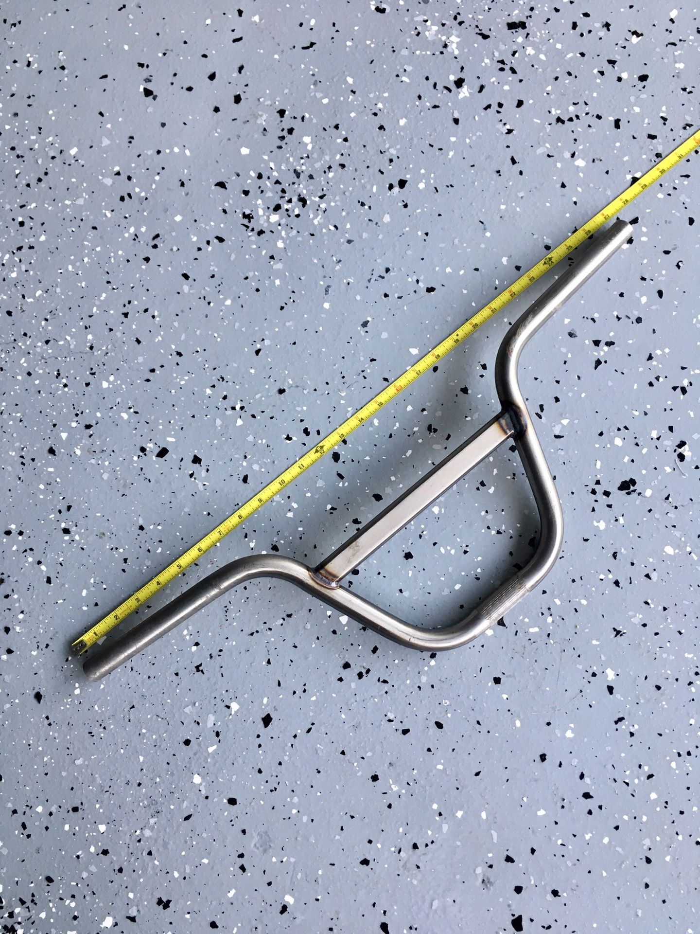 GLOSS CLEAR 27x8” PRO BMX BARS HANDLEBARS REDLINE BASSETT S&M GT G2 ...