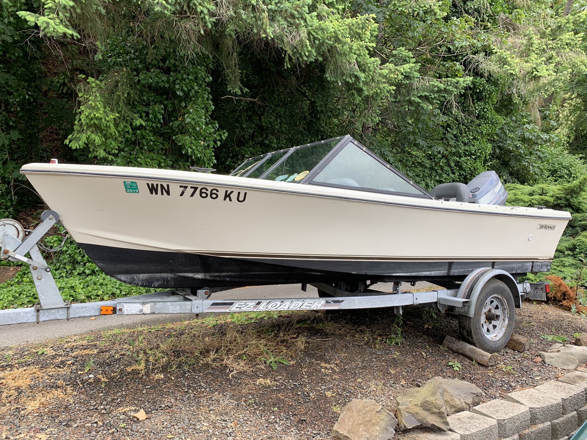 1986 Tiderunner 14’ Fiberglass Boat w/ Trailer for Sale in Port Orchard ...