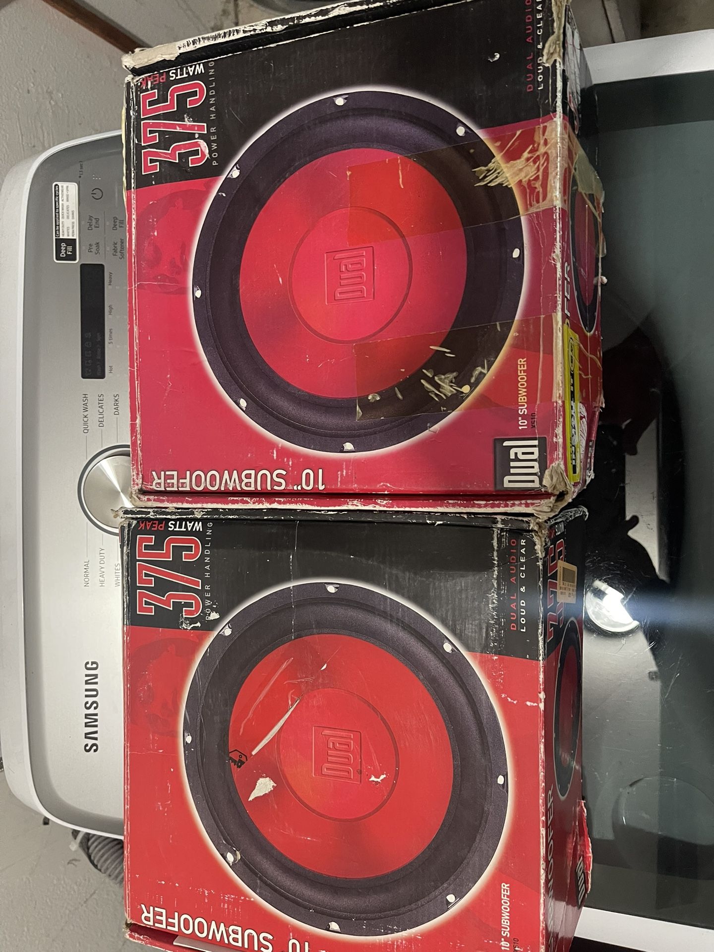 (2) 10” Dual Brand Subwoofers for Sale in Fillmore, CA - OfferUp