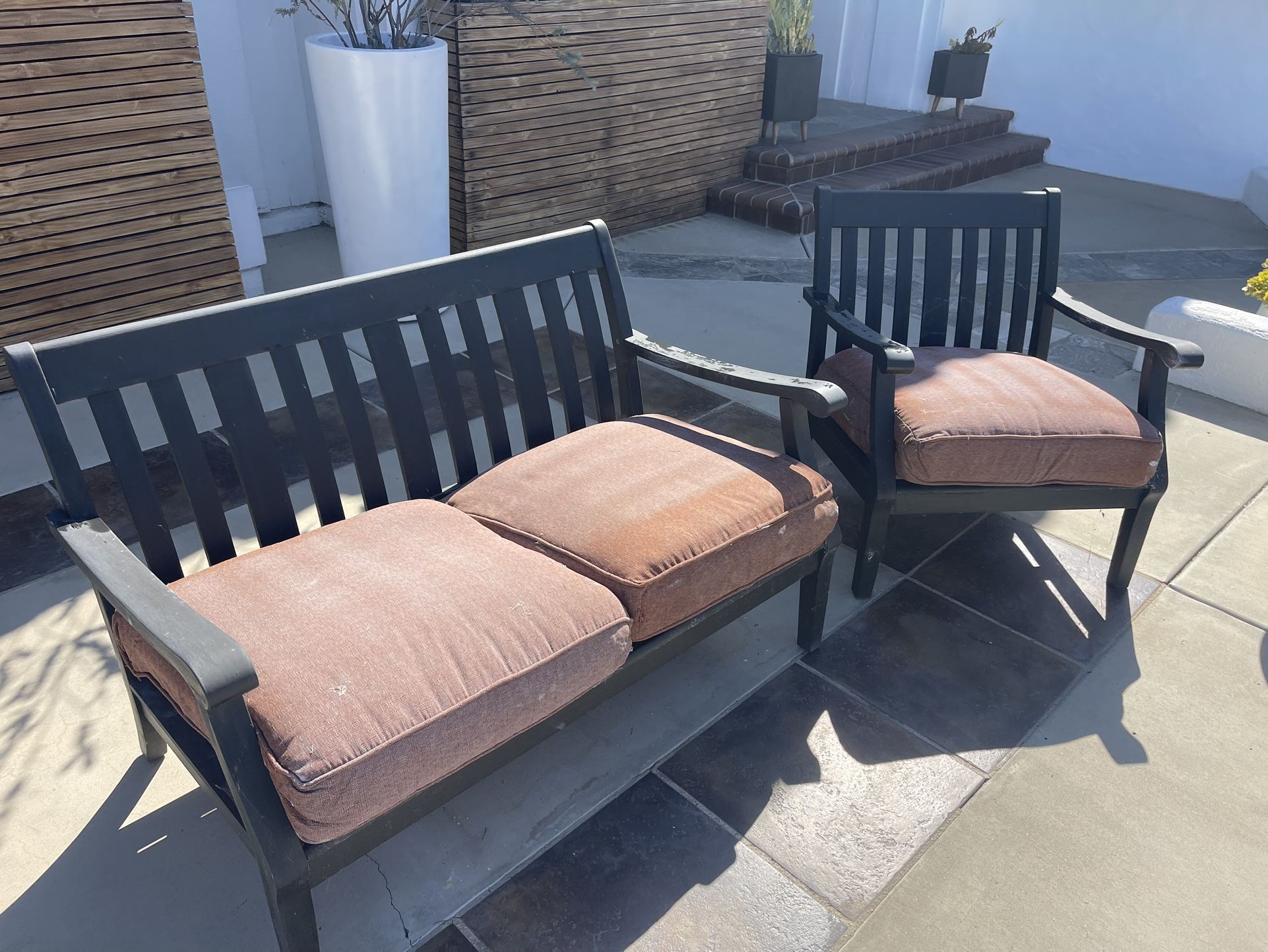 Cute Wood 2 Piece Patio Set! for Sale in San Diego, CA - OfferUp