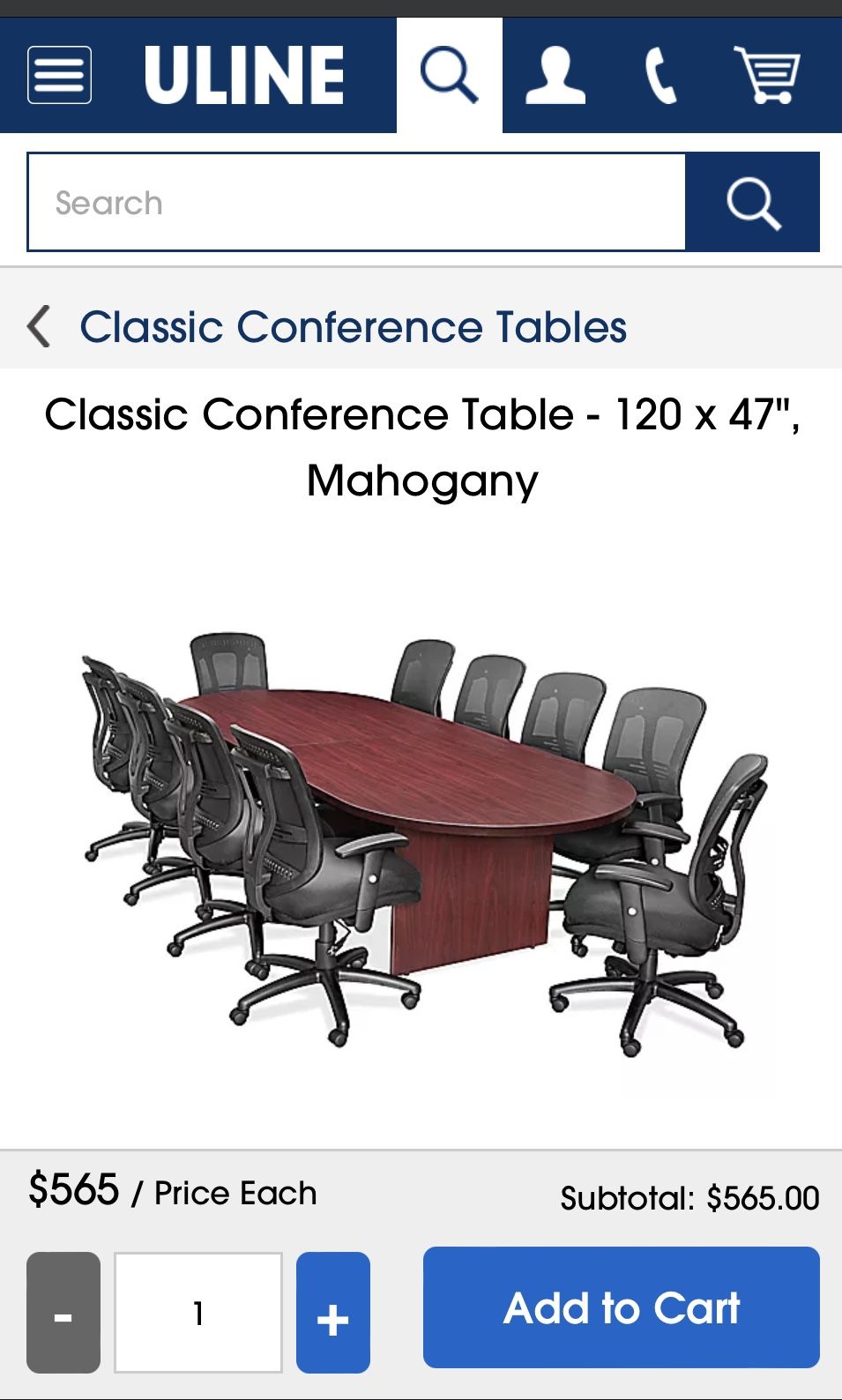 Conference Table (Uline) for Sale in Northfield, OH - OfferUp