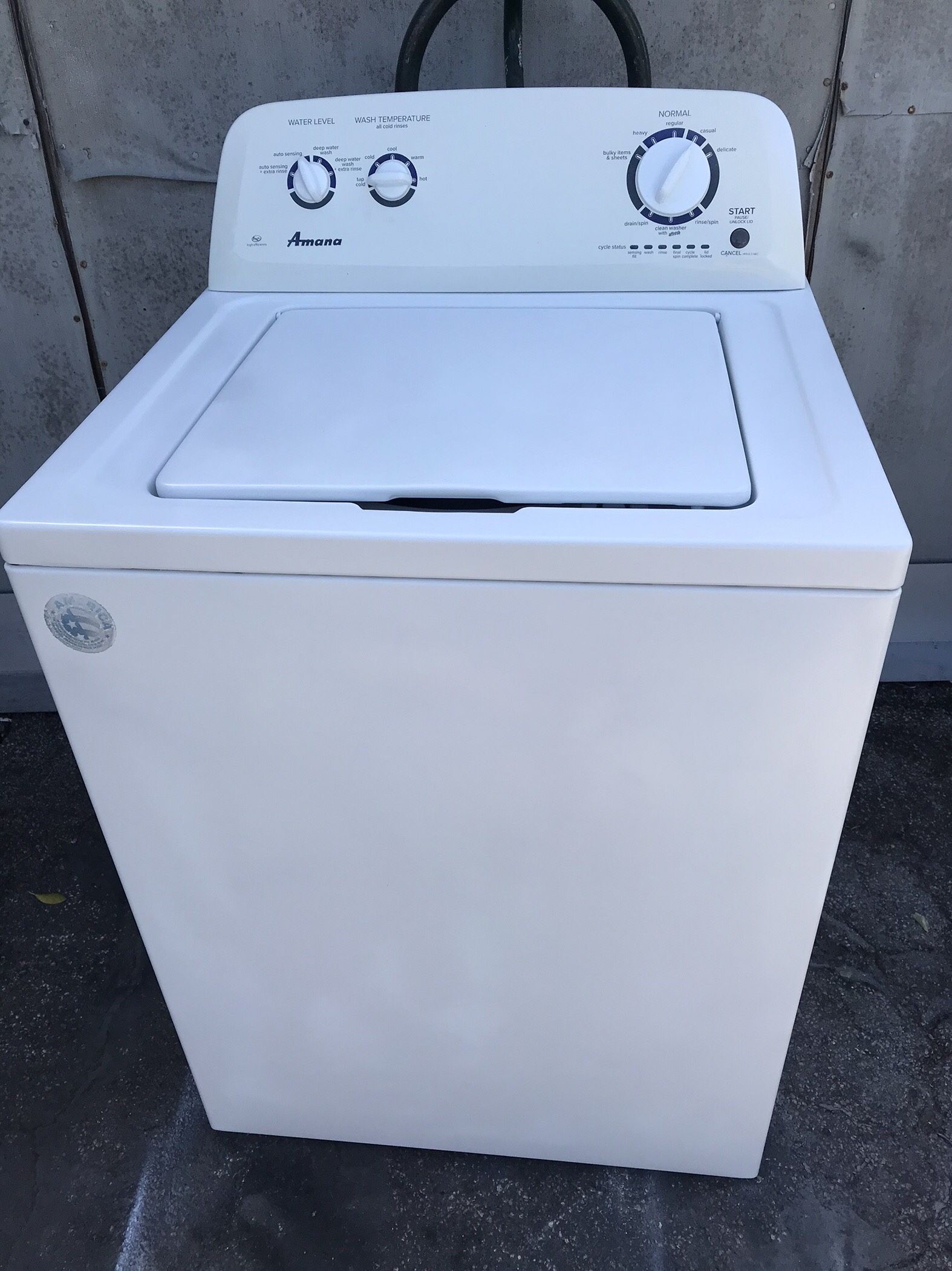Amana Washer Machine Semi Digital for Sale in Oakland Park, FL - OfferUp