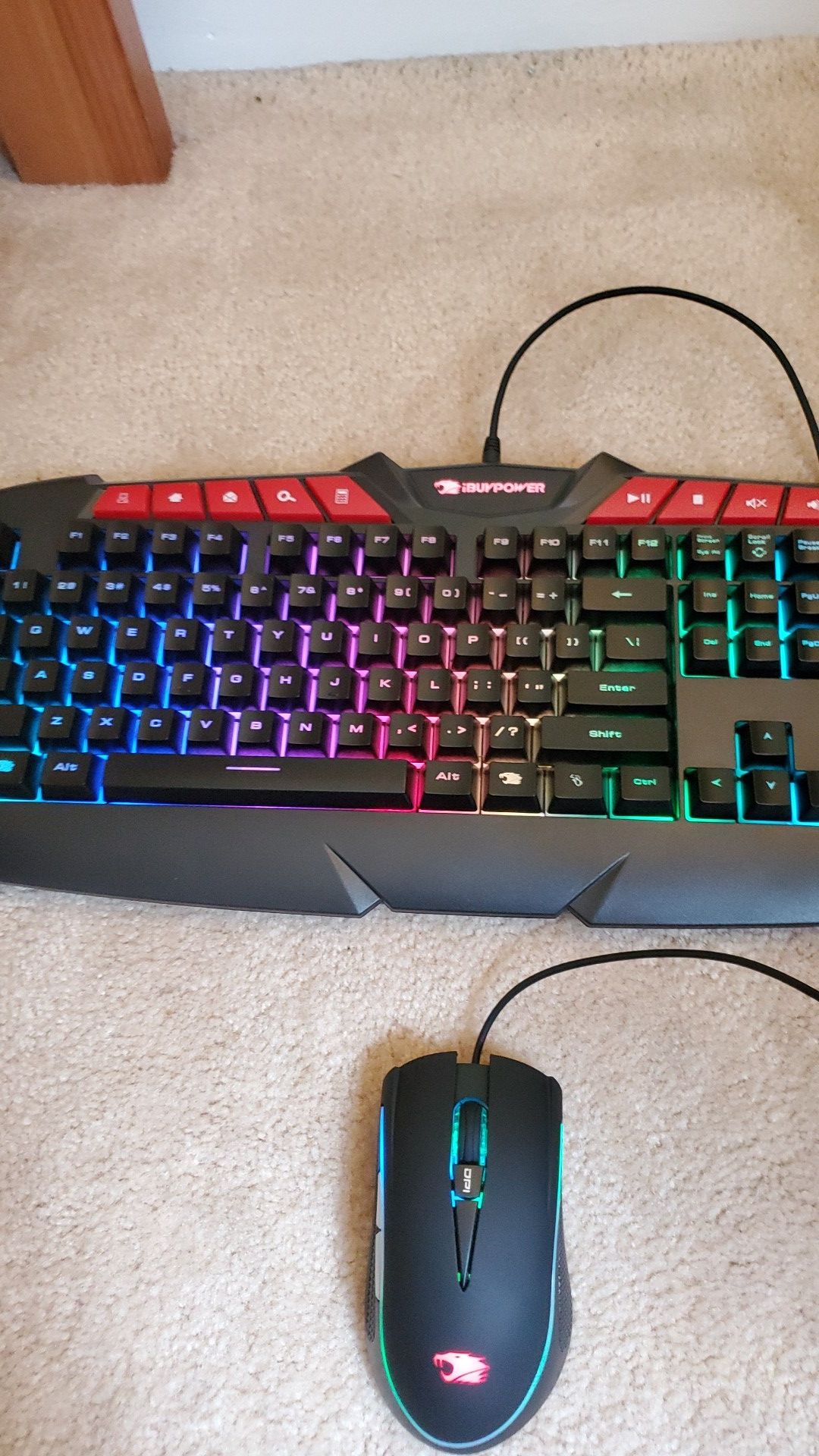 Ibuypower RGB Keyboard and Mouse for Sale in Greenville, SC - OfferUp