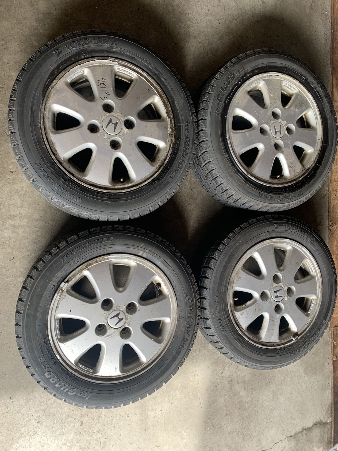 15 inch 4x114.3 OEM Honda Rims mags wheels Accord 1990-1997 for Sale in ...
