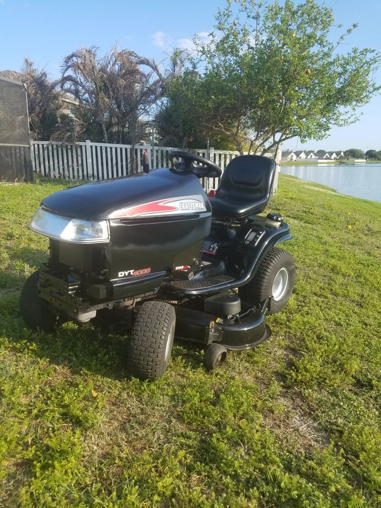 Craftsman DYT 4000. Riding Mower. Kohler Pro 26 HP. - 46" Cut. - Run ...