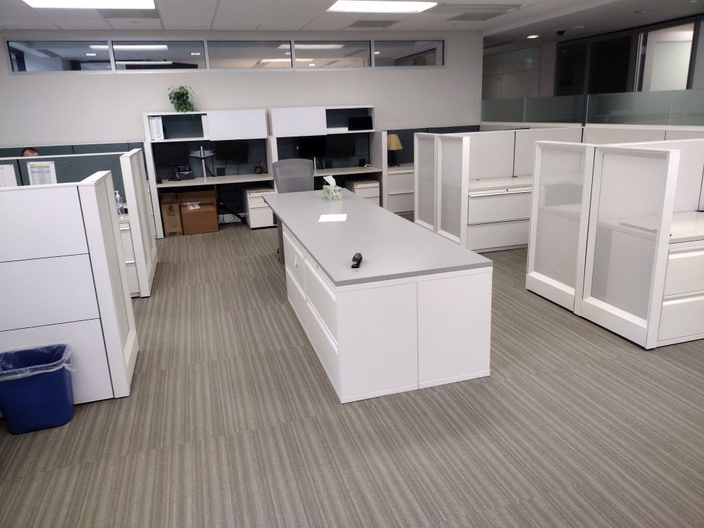Office Cubicles Like New, U Shape with Electric For Sale for Sale in ...