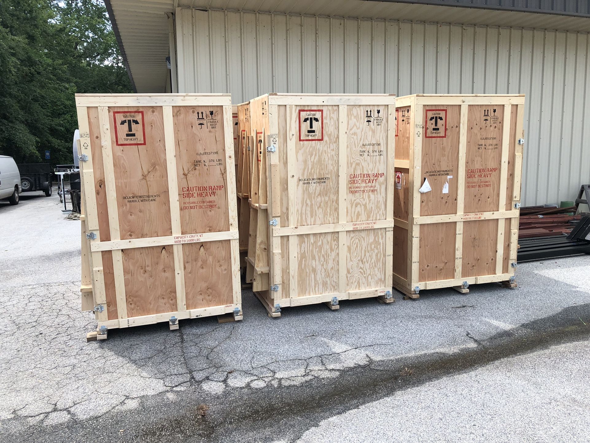 BIG Wood Crates! Plywood - Lumber - Shipping - Container for Sale in ...