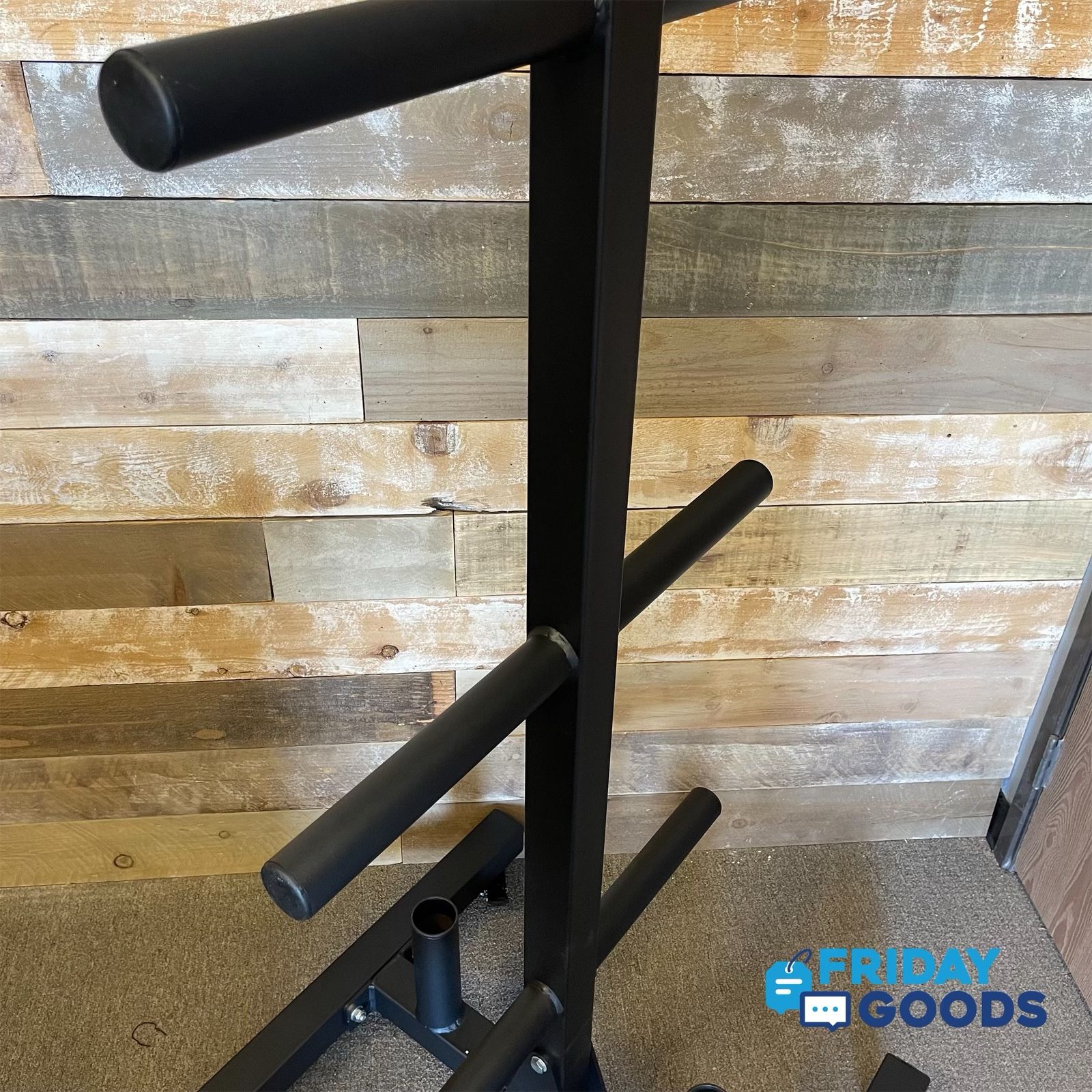 Brand New Portable Olympic Bumper Plates Weight Plate Tree Rack Storage ...