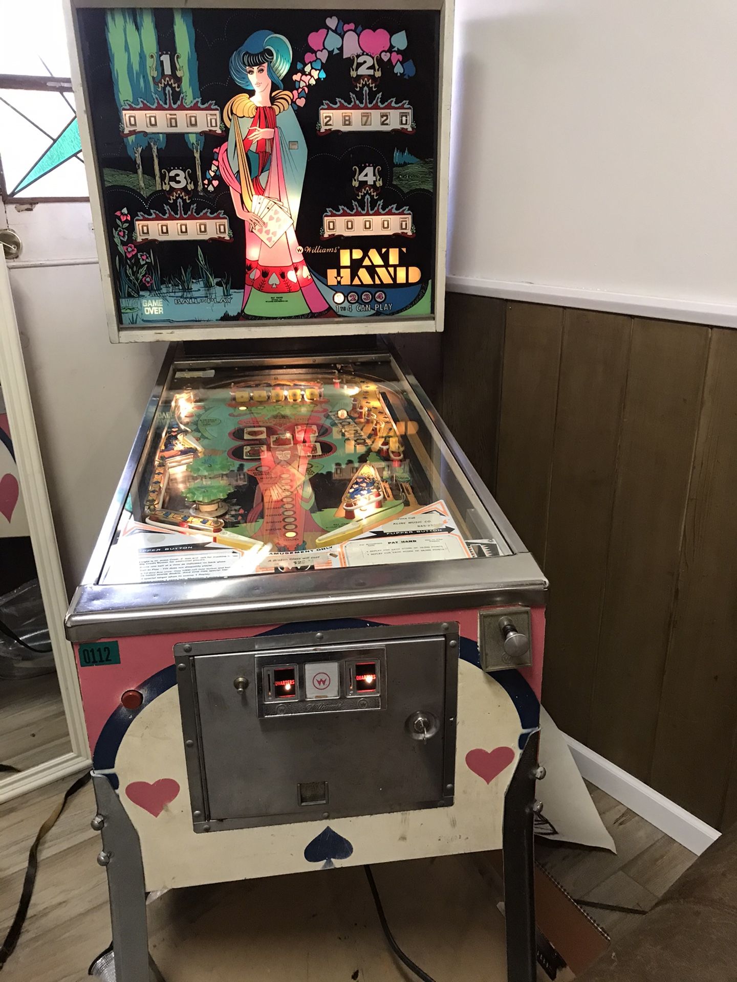 Pinball machine Williams Pat Hand for Sale in Lacey, WA - OfferUp