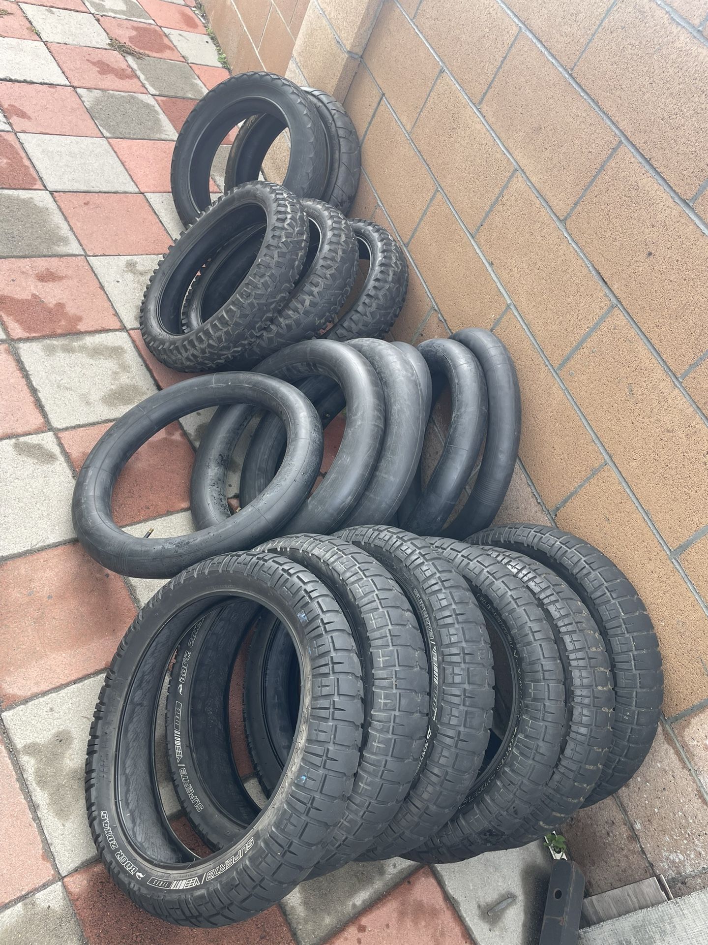 Super73 Tires And Tube EBike Electric Bicycle Wheels 20x4 Grizzly S2 RX ...