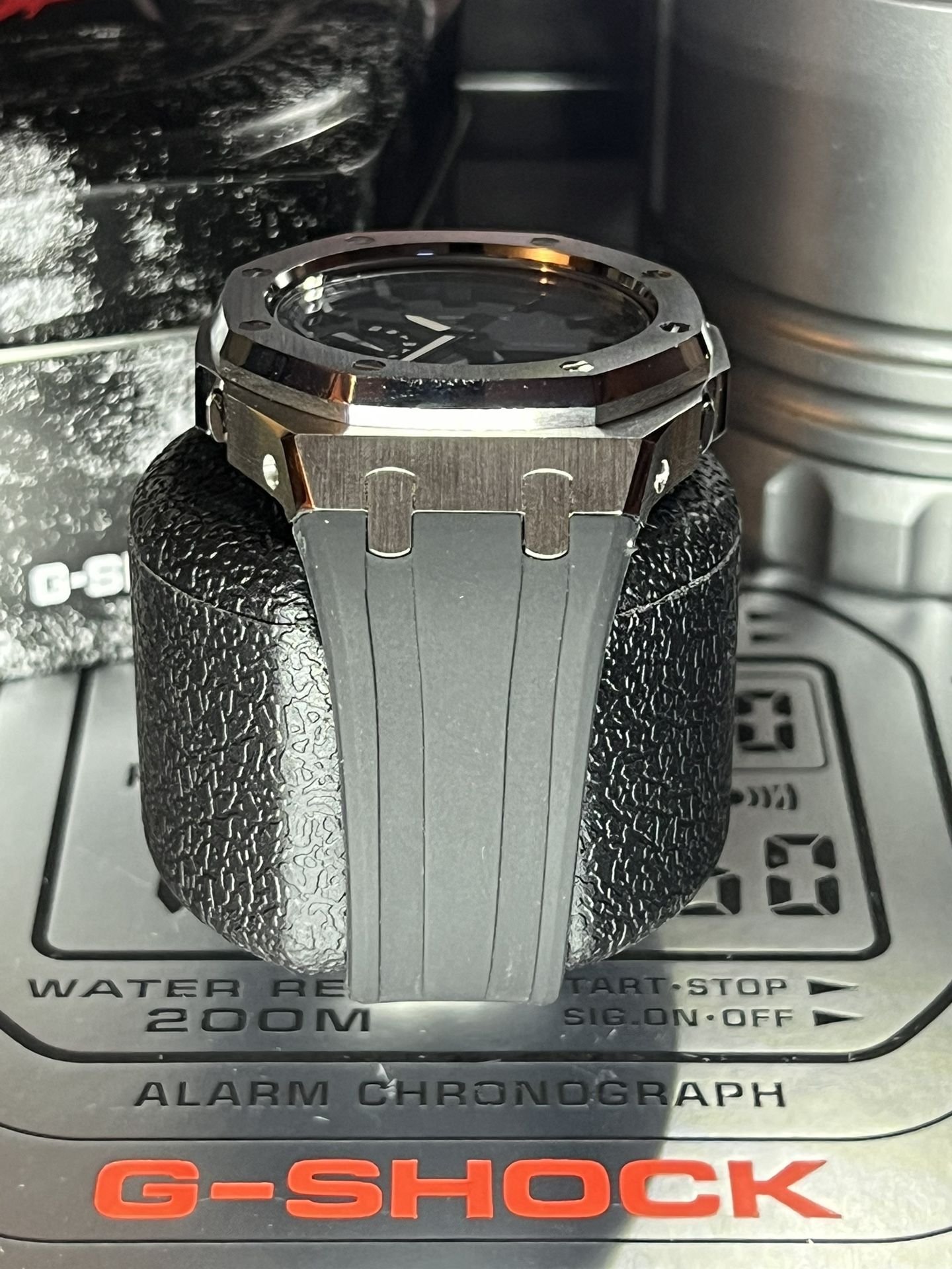 New Casio G-Shock AP Royal Oak GA2100 Casioak Custom BLK Rubber ...