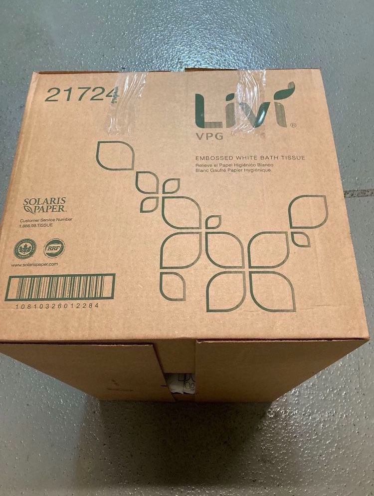 Solaris Paper Inc. Basic Bath Tissue 2-Ply 500 Sheets 96RL/CT White ...