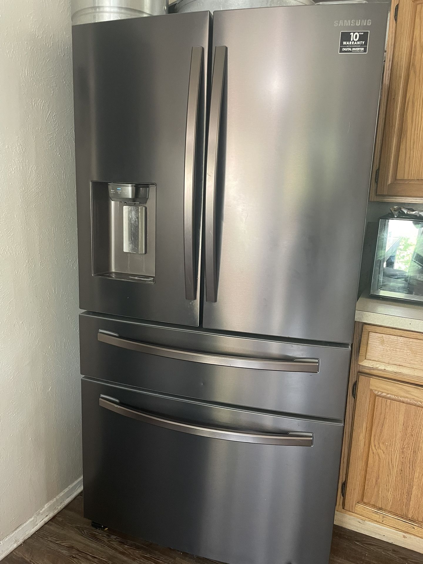 9 Month Old Samsung Tuscan Stainless Steel Refrigerator With Working ...
