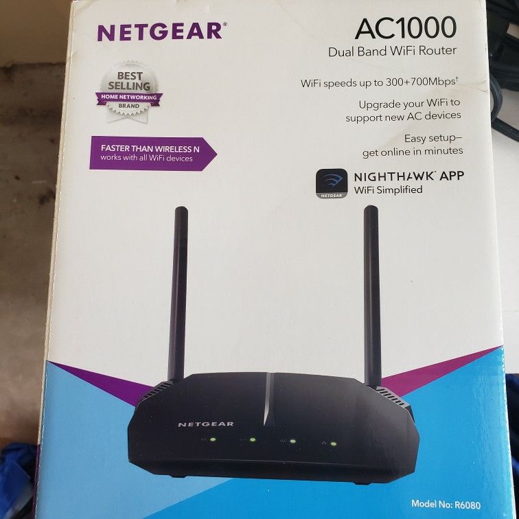 NETGEAR WiFi Router (R6080) - AC1000 Dual Band for Sale in San Antonio ...