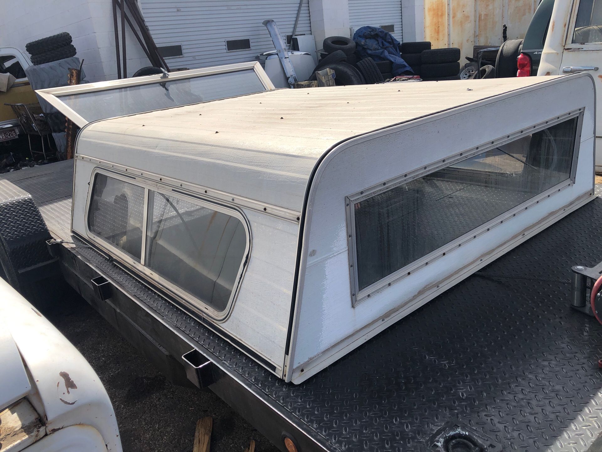 All aluminum camper shell for 67 c10 short bed for Sale in Tucson, AZ ...