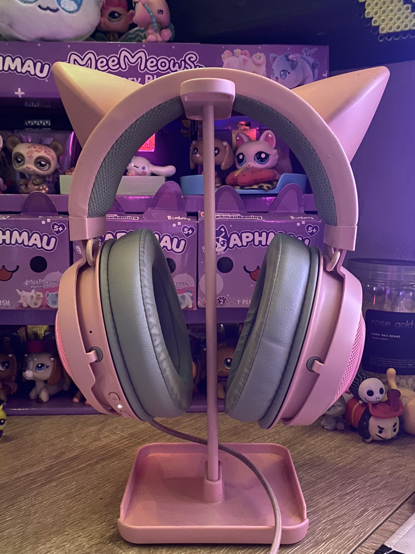 PINK RAZOR KRAKEN KITTY HEADSET for Sale in Natalia, TX - OfferUp