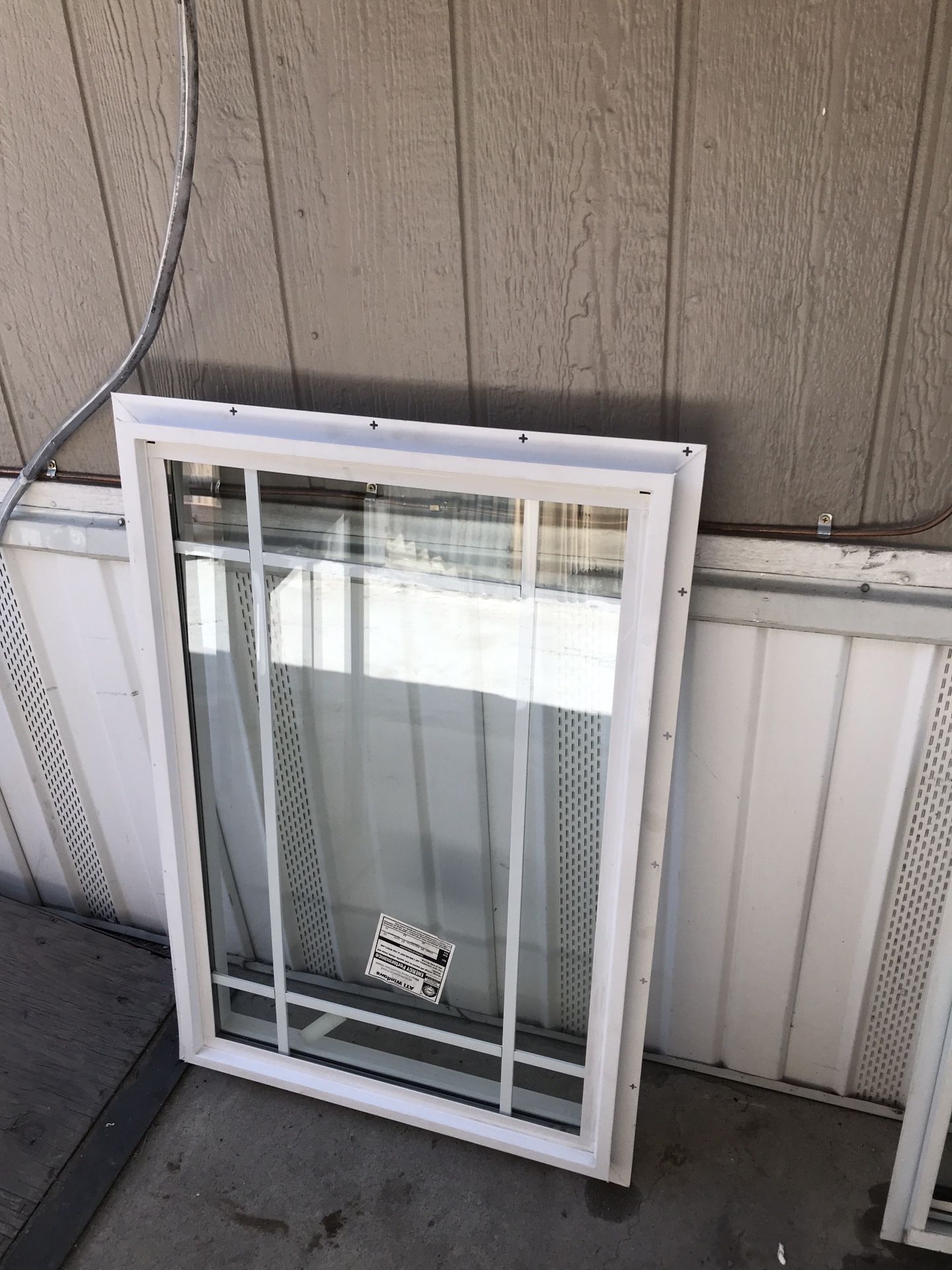 24 in. X 36 in. WHITE VINYL RETROFIT WINDOW for Sale in Ontario, CA ...