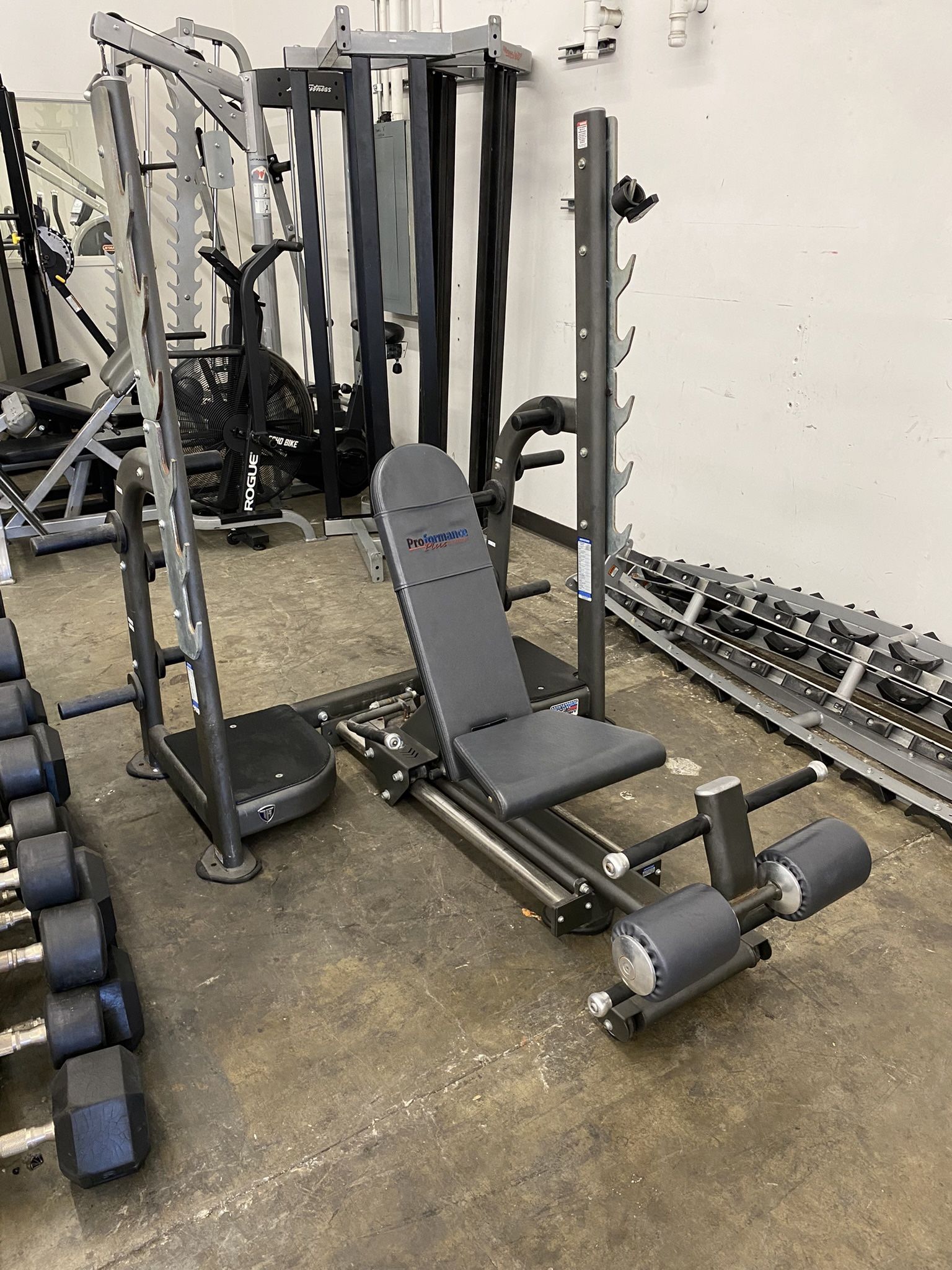 Tuff Stuff Adjustable Power Bench, Commercial Bench Press, Gym ...