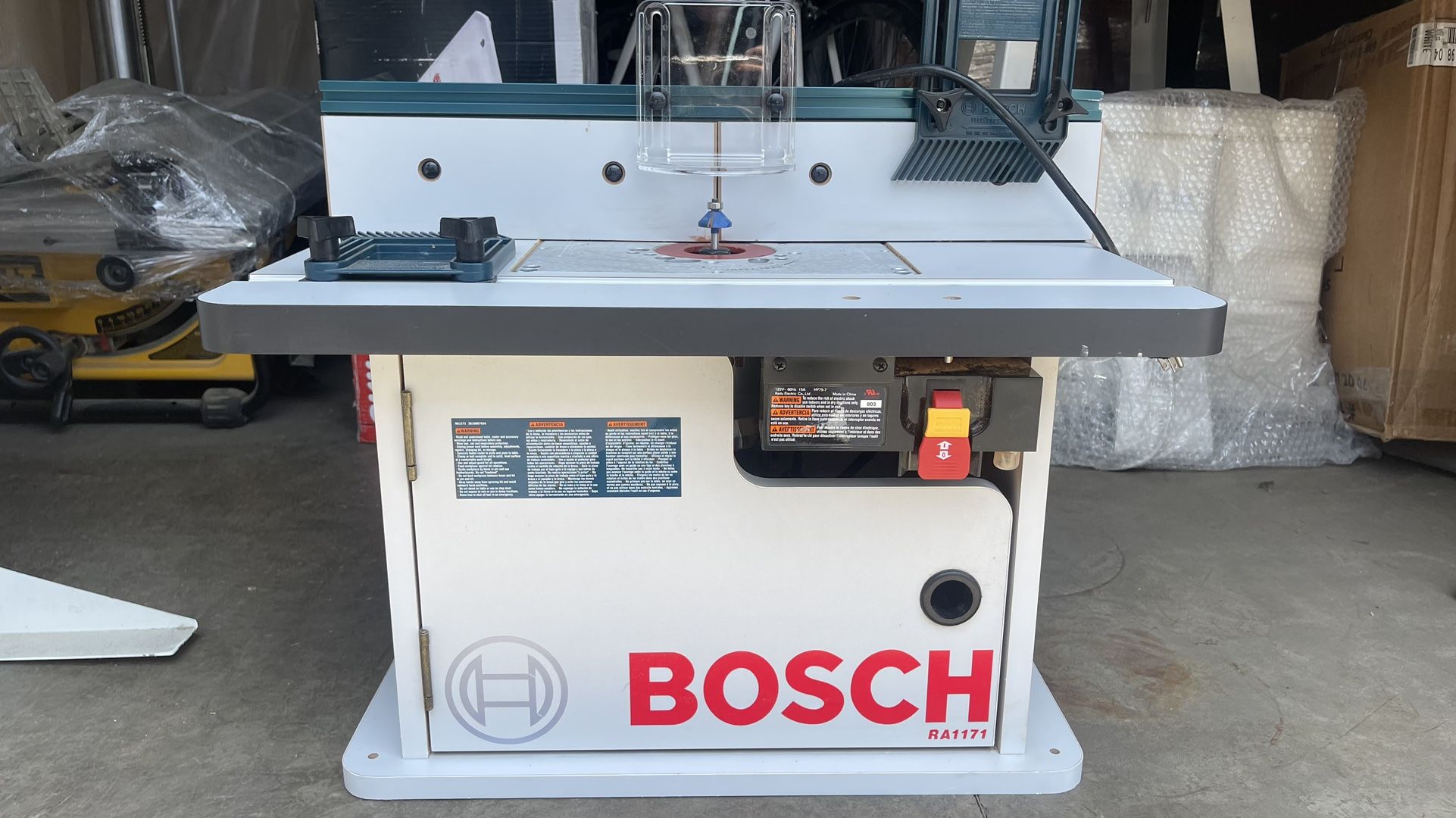 Bosch Bench-top Router table RA1171 & Bosch Router & Router Bits for ...