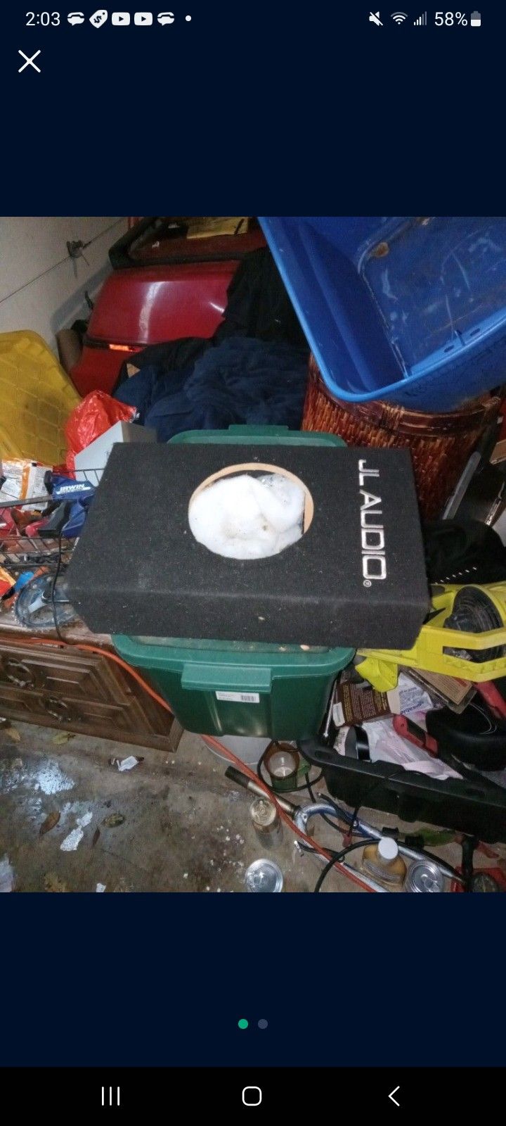 Jl Audio 8 Inch Subwoofer Enclosure for Sale in Portland, OR - OfferUp