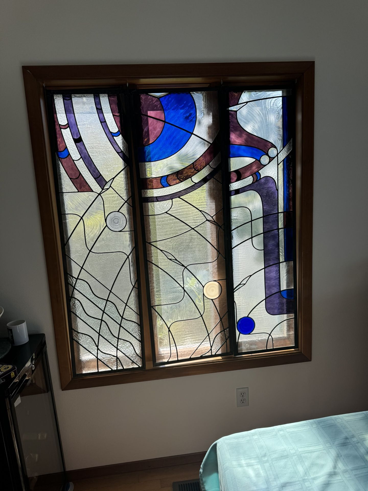 Large Custom 3 Panel Stained Glass Window for Sale in Tacoma, WA - OfferUp