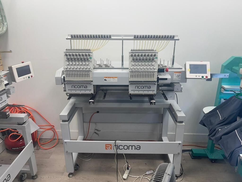 Ricoma Embroidery Machine Great Condition 2 Head 15 Color for Sale in ...