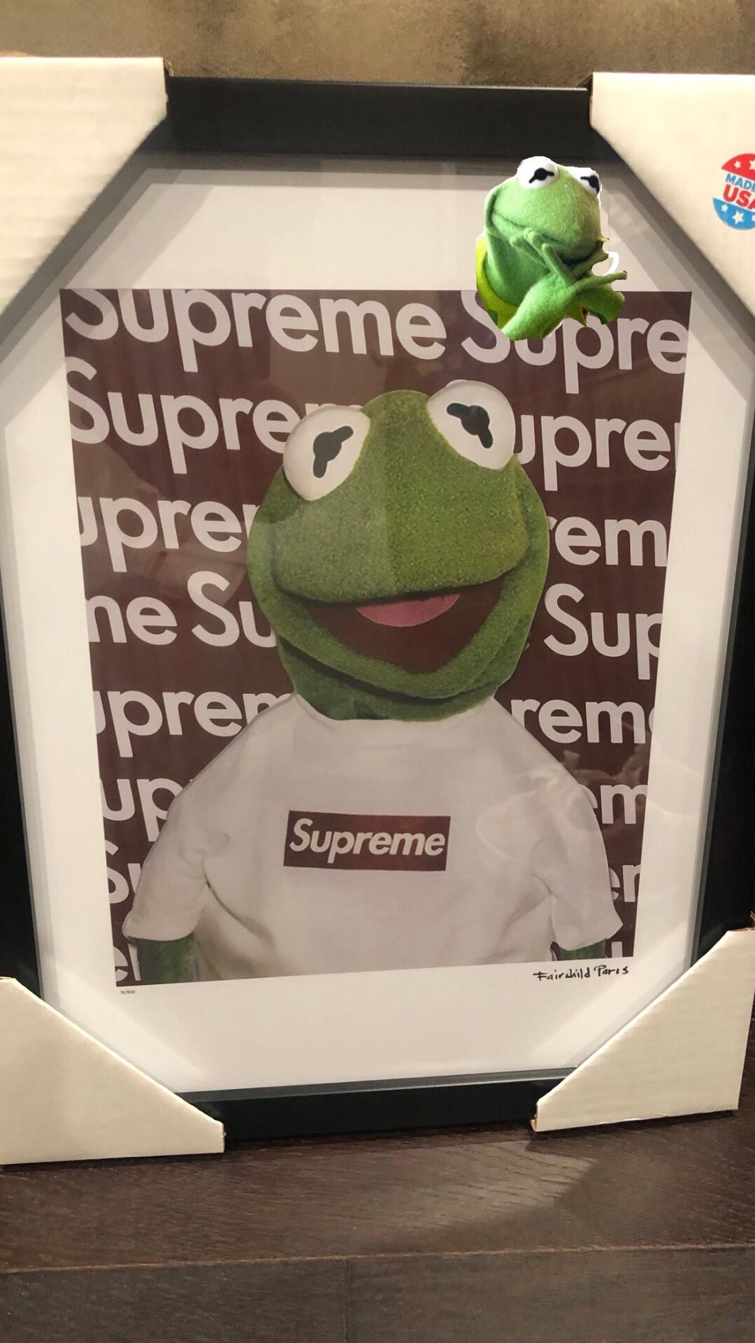 Supreme Kermit Poster