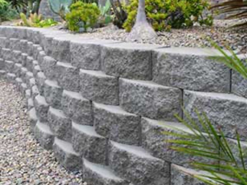 Retaining wall, bricks, gray color 16x11x6 for Sale in Whittier, CA ...